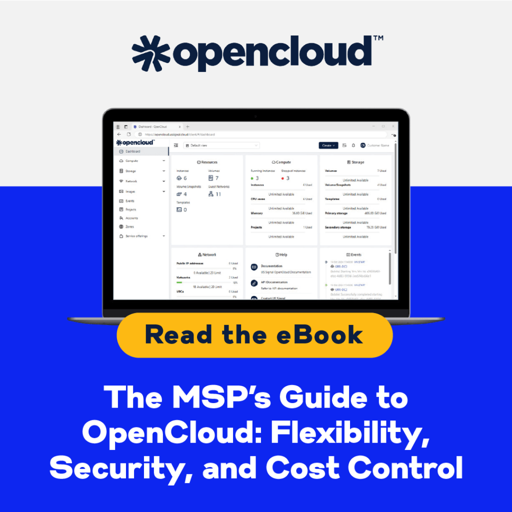 US Signal OpenCloud | The New Secure Scalable Cloud Solution